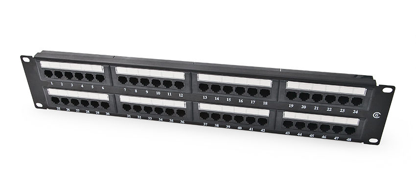 2U 48 Ports Modular UTP Patch Panel | CTK Contact
